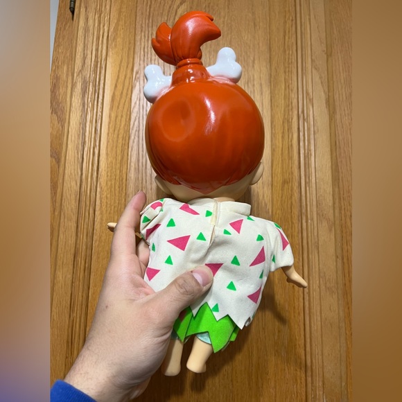 Hannah Banana | Toys | Vintage 99 Pebbles Flintstone Doll Plush Toy ...